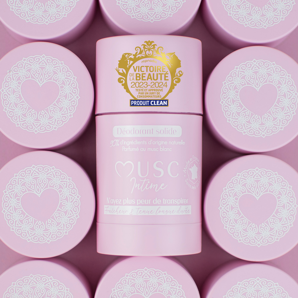 Déodorant naturel au Musc Blanc 👑 – Muscintimeofficiel